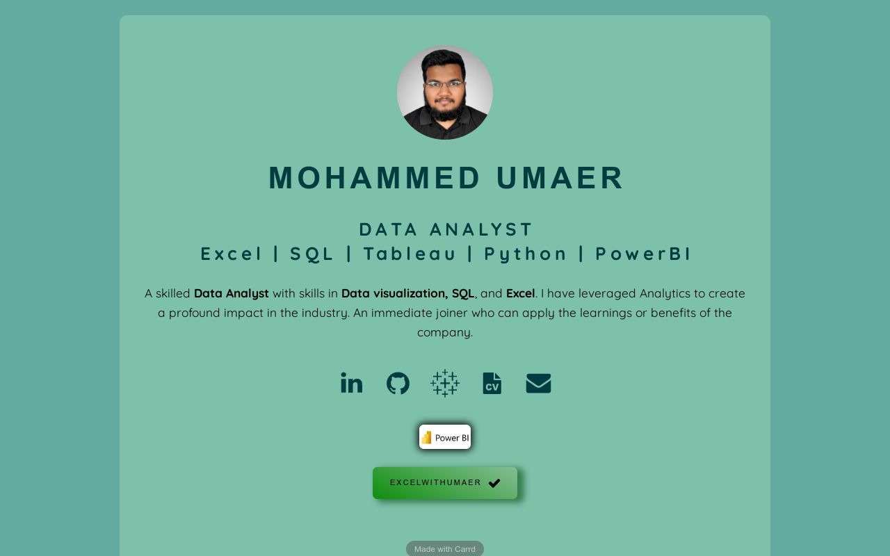 Mohammed Umaer